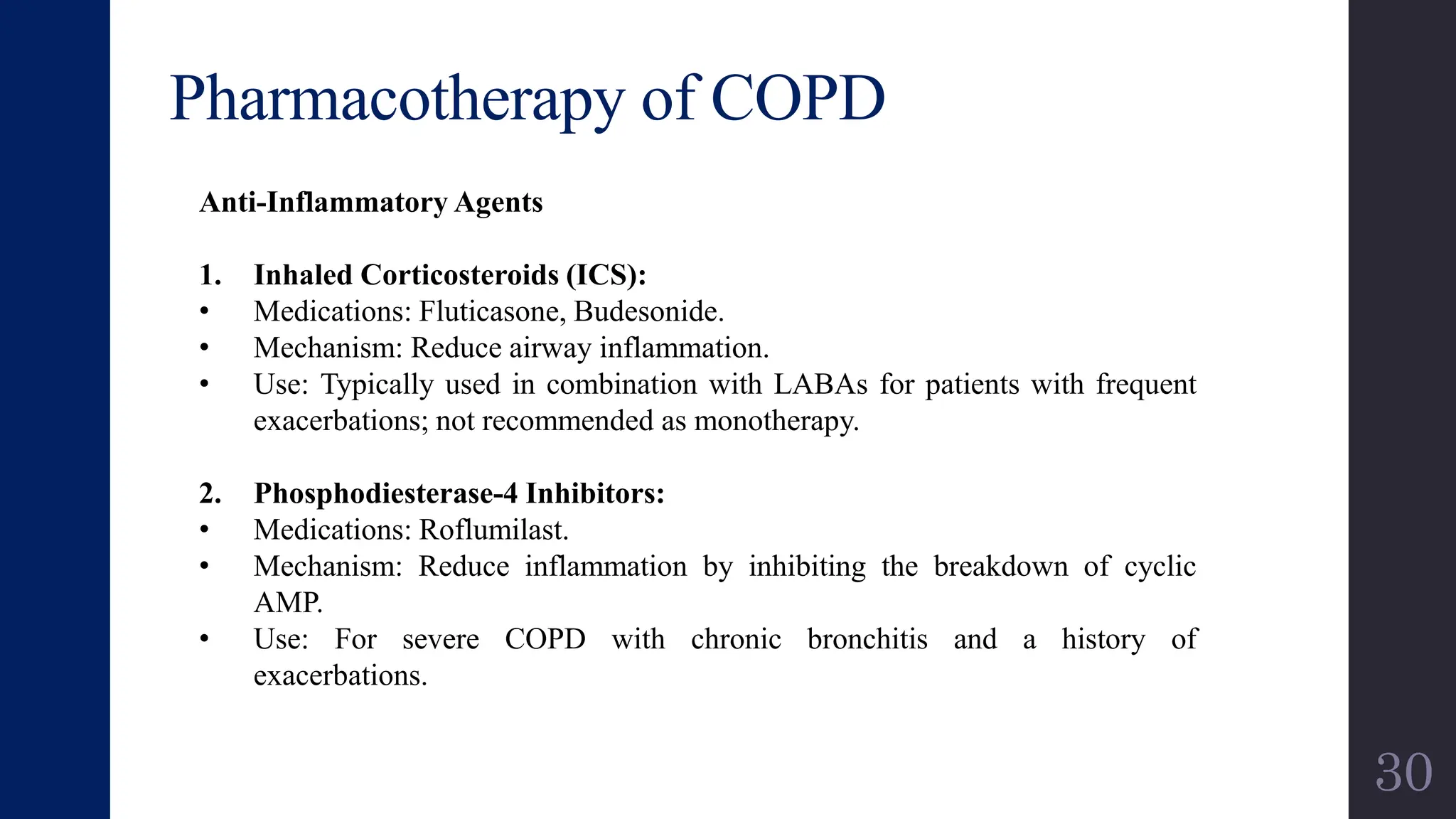 Pharmacotherapy of Asthma and Chronic Obstructive Pulmonary Disease (COPD) | PPTX
