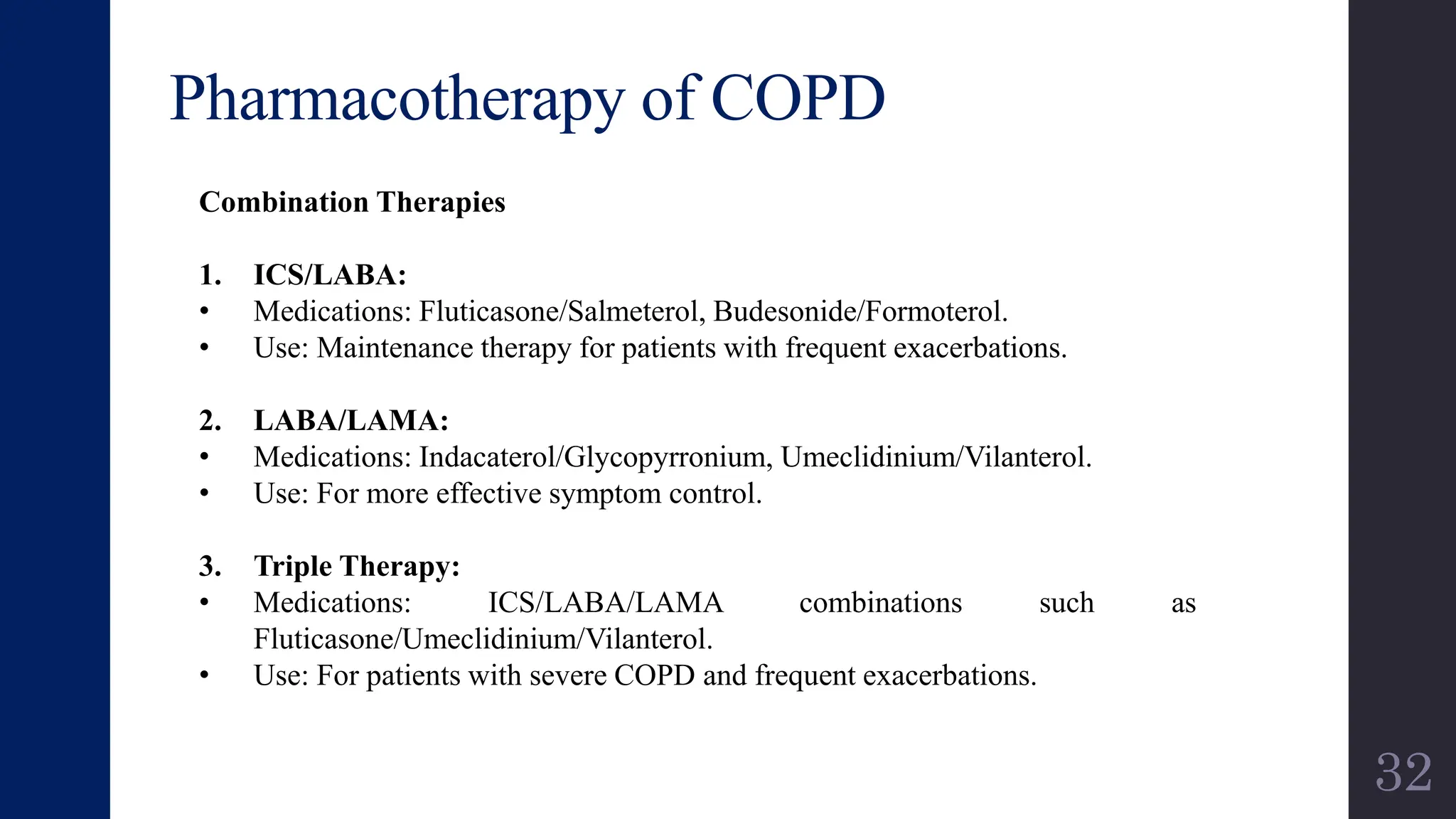 Pharmacotherapy of Asthma and Chronic Obstructive Pulmonary Disease (COPD) | PPTX