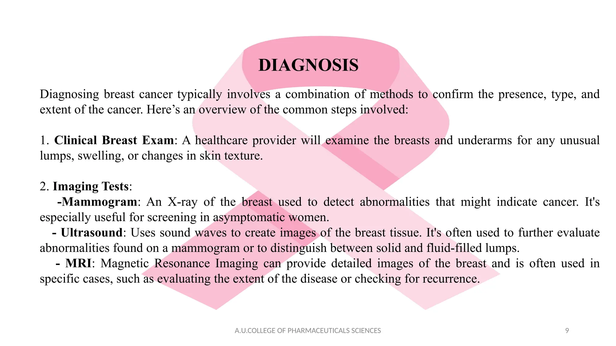 Pharmacotherapy & Pathophysiology of Breast Cancer | PPTX