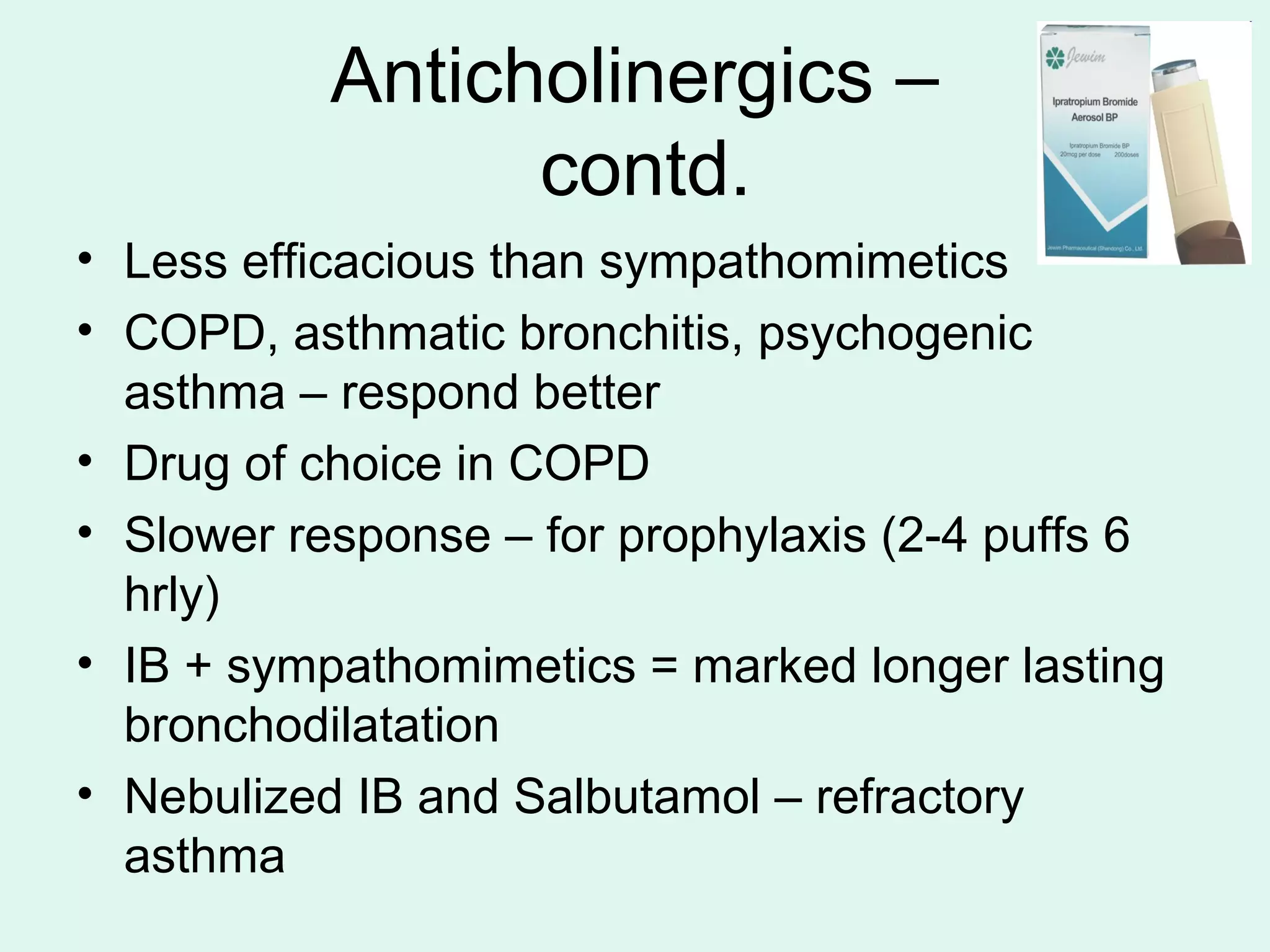 Antiasthmatics - drdhriti | PPT