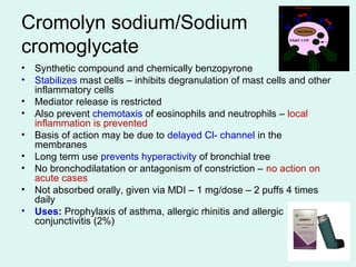 Antiasthmatics - drdhriti | PPT