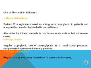 Pharmacotherapy of bronchial asthma | PPT