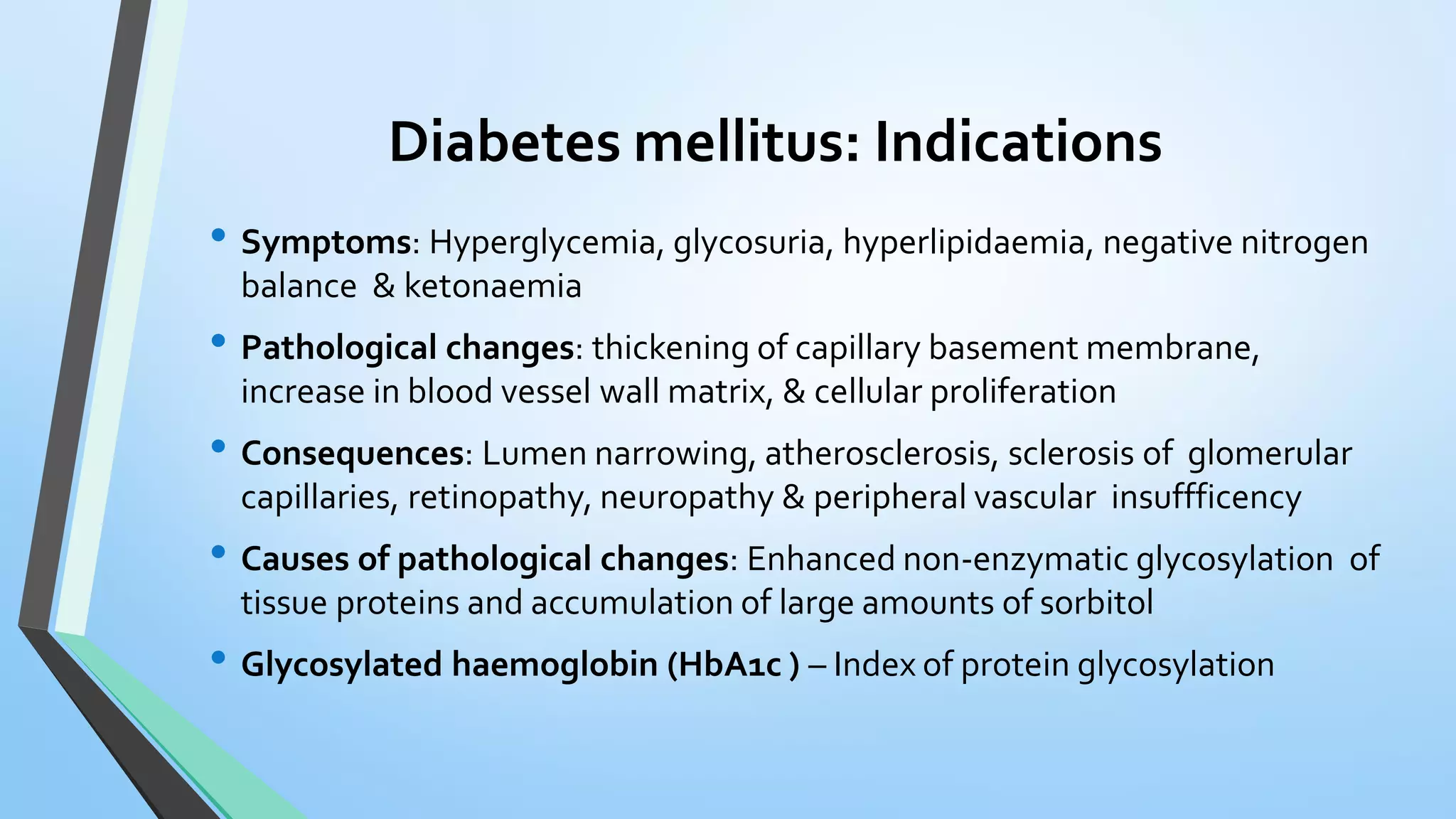 Pharmacotherapy of diabetes including diabetes complications | PDF