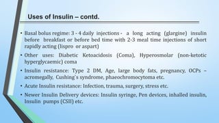 Pharmacotherapy of diabetes including diabetes complications | PDF
