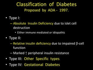 Pharmacotherapy of diabetes mellitus | PPTX