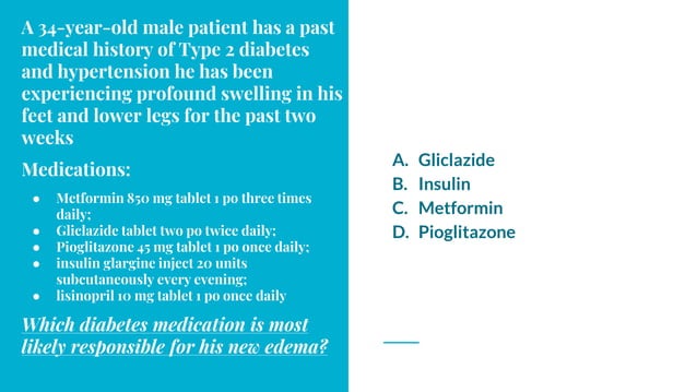 Pharmacotherapy of diabetes mellitus (DM) | PPTX | Endocrine and ...