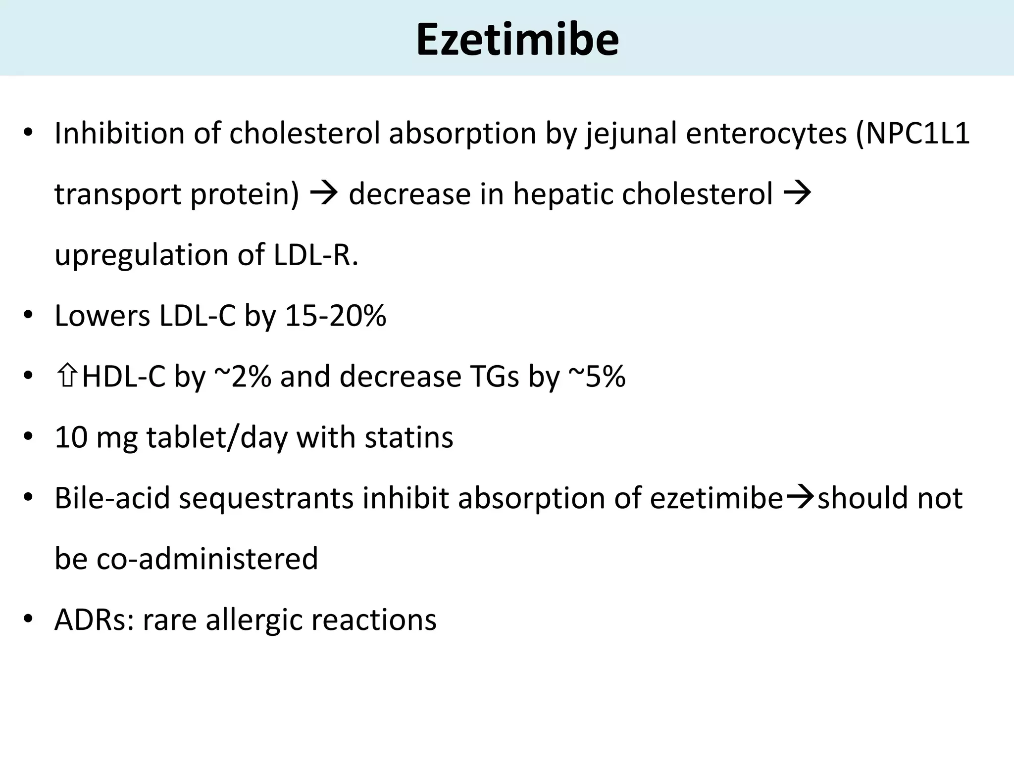 Pharmacotherapy of dyslipidemia | PPTX