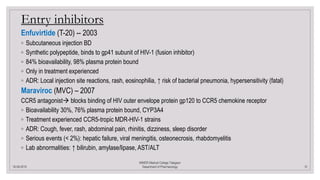 Pharmacotherapy of HIV | PPTX