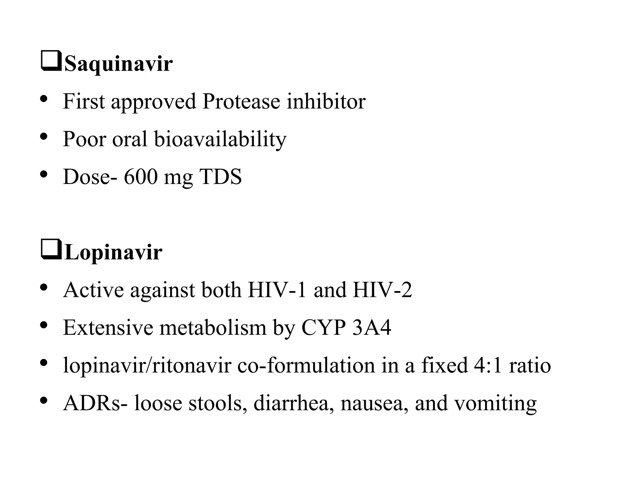 Pharmacotherapy of HIV management | PPTX