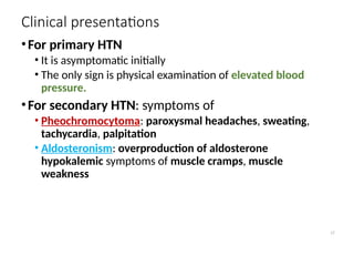 pharmacotherapbbĥjjy of hypertension.pptxjjiijn | PPTX