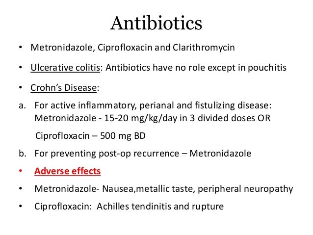 Pharmacotherapy of ibd