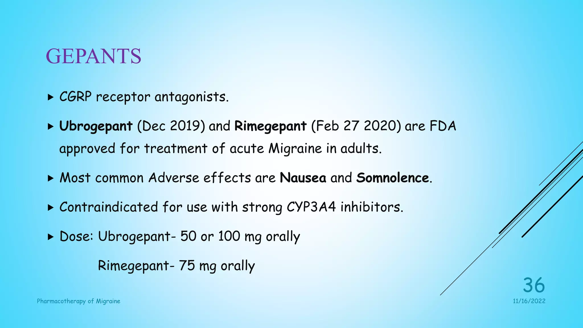 Pharmacotherapy of migraine.pptx