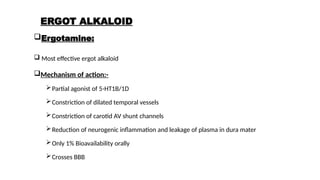 PHARMACOTHERAPY OF MIGRAIN FOR PHARMACOLOGY STUDENTSE.pptx