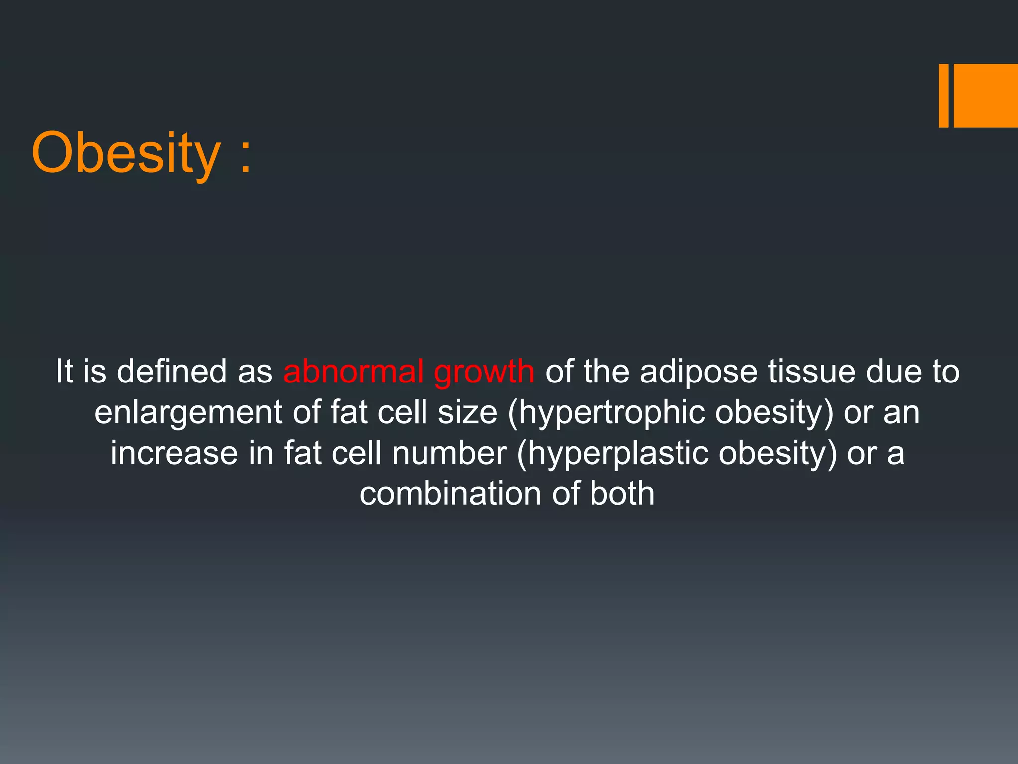Pharmacotherapy of obesity | PPTX