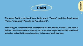 Pharmacotherapy of PAIN - Bigin Gyawali BiGs.pptx