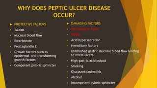 Pharmacotherapy of Peptic ulcer | PPTX