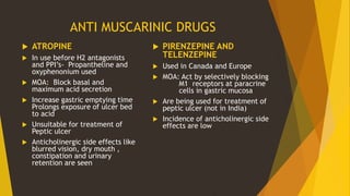 Pharmacotherapy of Peptic ulcer | PPTX