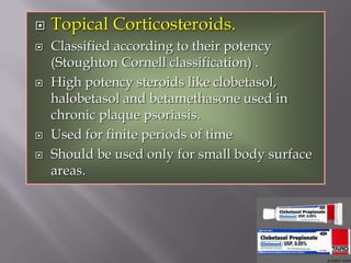 Pharmacotherapy of psoriasis | PPT