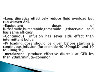 Pharmacotherapy of renal failure | PPTX