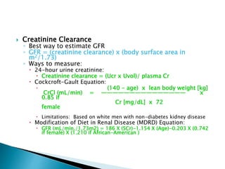 Pharmacotherapy of renal failure | PPTX
