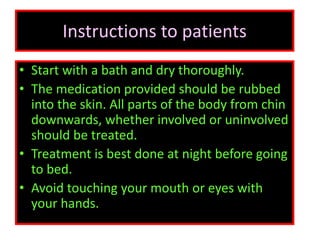 Pharmacotherapy of scabies | PPTX
