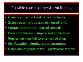 Pharmacotherapy of scabies | PPTX