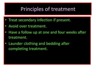 Pharmacotherapy of scabies | PPTX