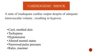 Pharmacotherapy of shock | PPTX