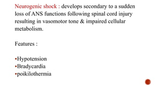 Pharmacotherapy of shock | PPTX