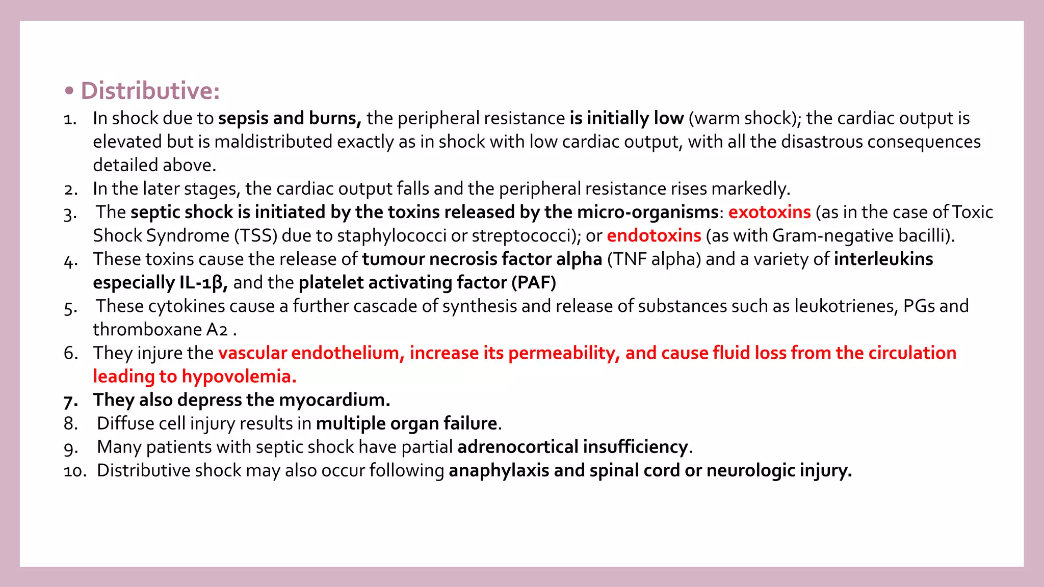 Pharmacotherapy of shock ppt | PPTX