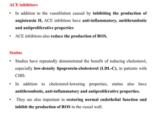 Pharmacotherapy of stable angina | PPTX
