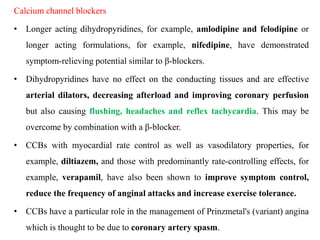 Pharmacotherapy of stable angina | PPT