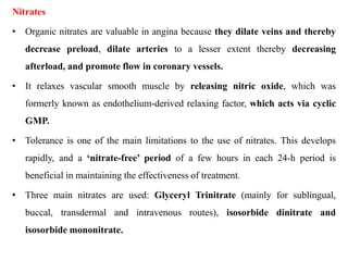 Pharmacotherapy of stable angina | PPT