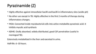 Pharmacotherapy of Pulmonary Tuberculosis | PPTX