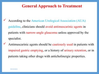 Pharmacotherapy of urinary incontinence -.pptx