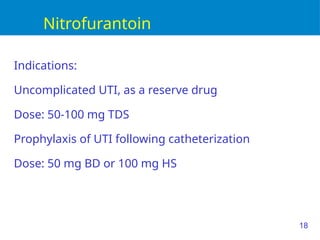 Pharmacotherapy of Urinary tract infections and Sexually transmitted ...