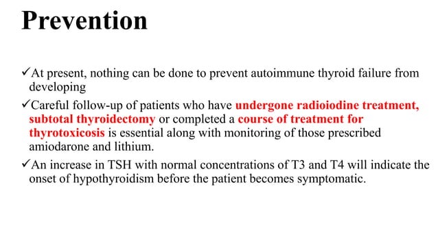 Pharmacotherapy thyroid disorders | PPTX