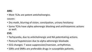 Pharmacotherapy of depression | PPTX
