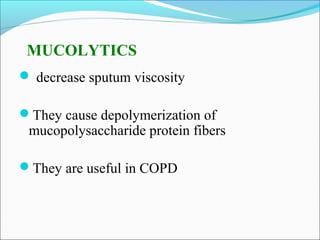 [Pharma] cough | PPT