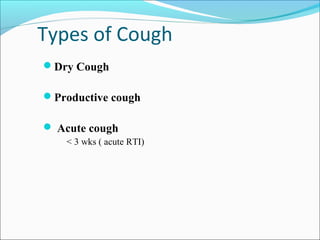 [Pharma] cough | PPT