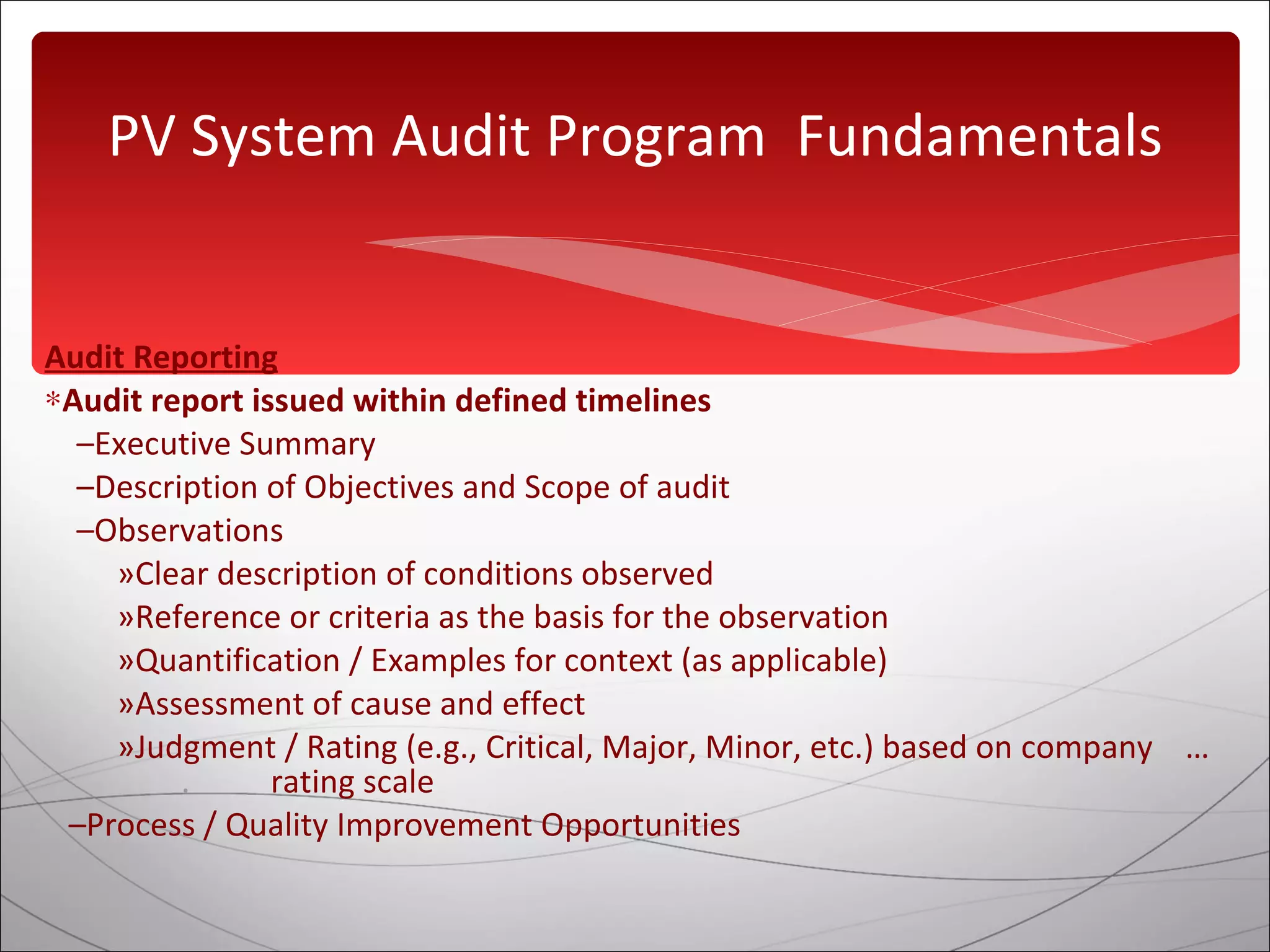 Audit in Pharmacovigilance | PPT