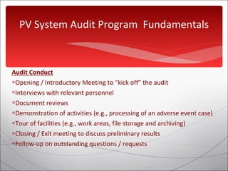 Audit in Pharmacovigilance | PPT