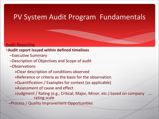 Audit in Pharmacovigilance | PPT | Pharmaceutical Drugs | Medical Health