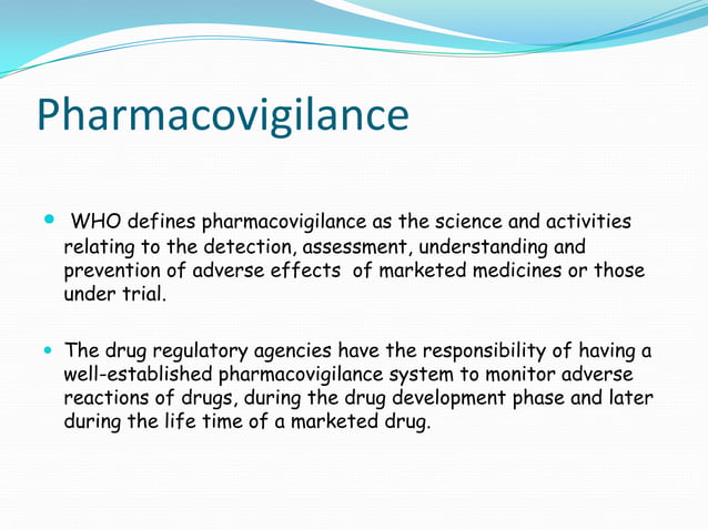 Pharmacovigilance | PPTX | Pharmaceutical Industry | Industries