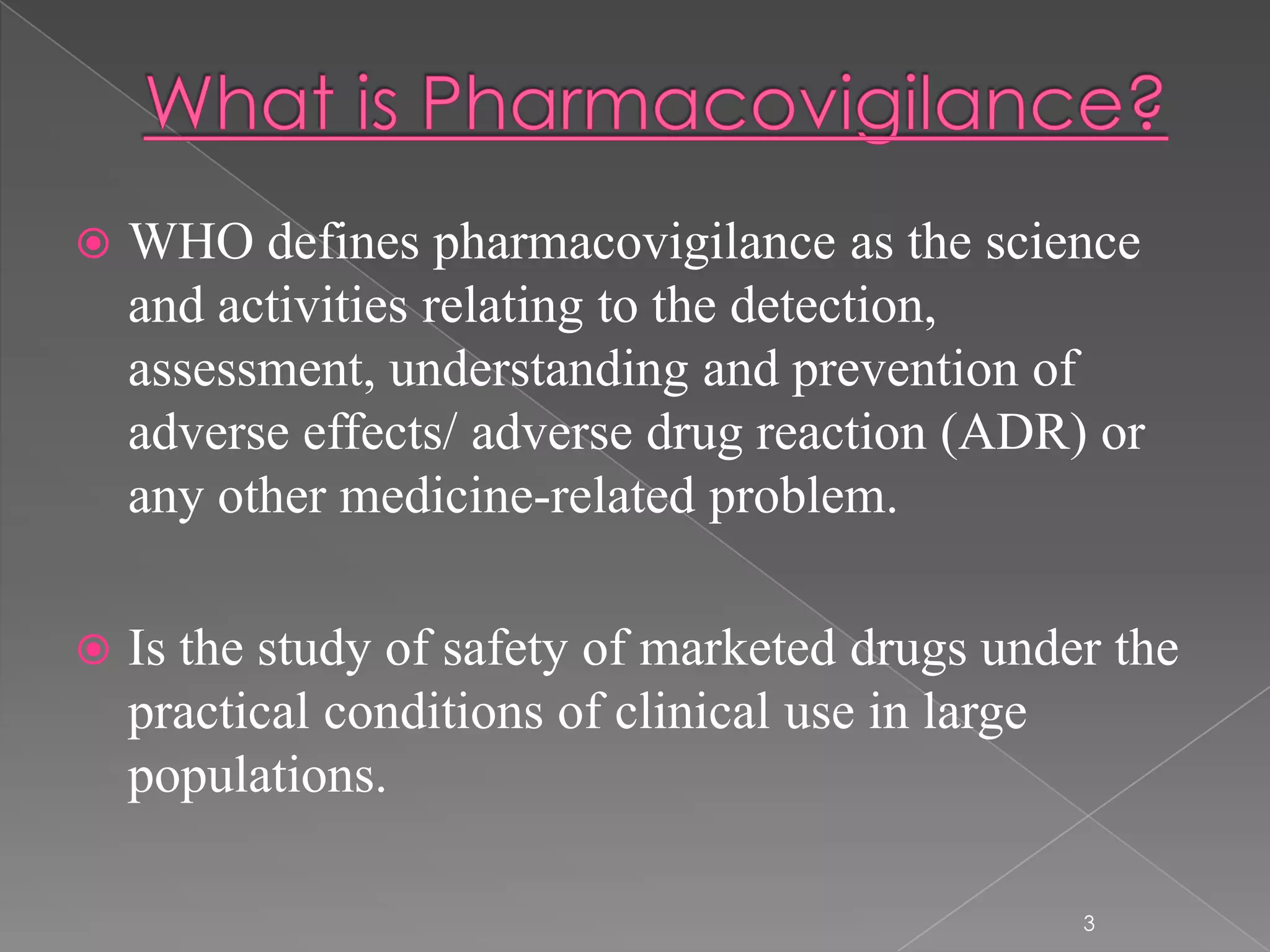 Pharmacovigilance | PPTX