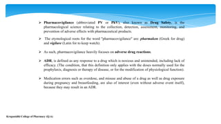 Pharmacovigilance | PPTX