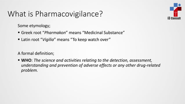 Pharmacovigilance | PPT