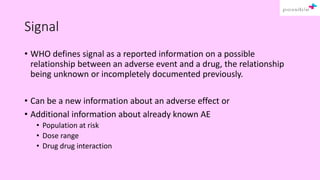 Pharmacovigilance | PPTX
