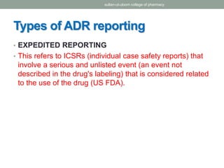 Pharmacovigilance and ADRs | PPTX