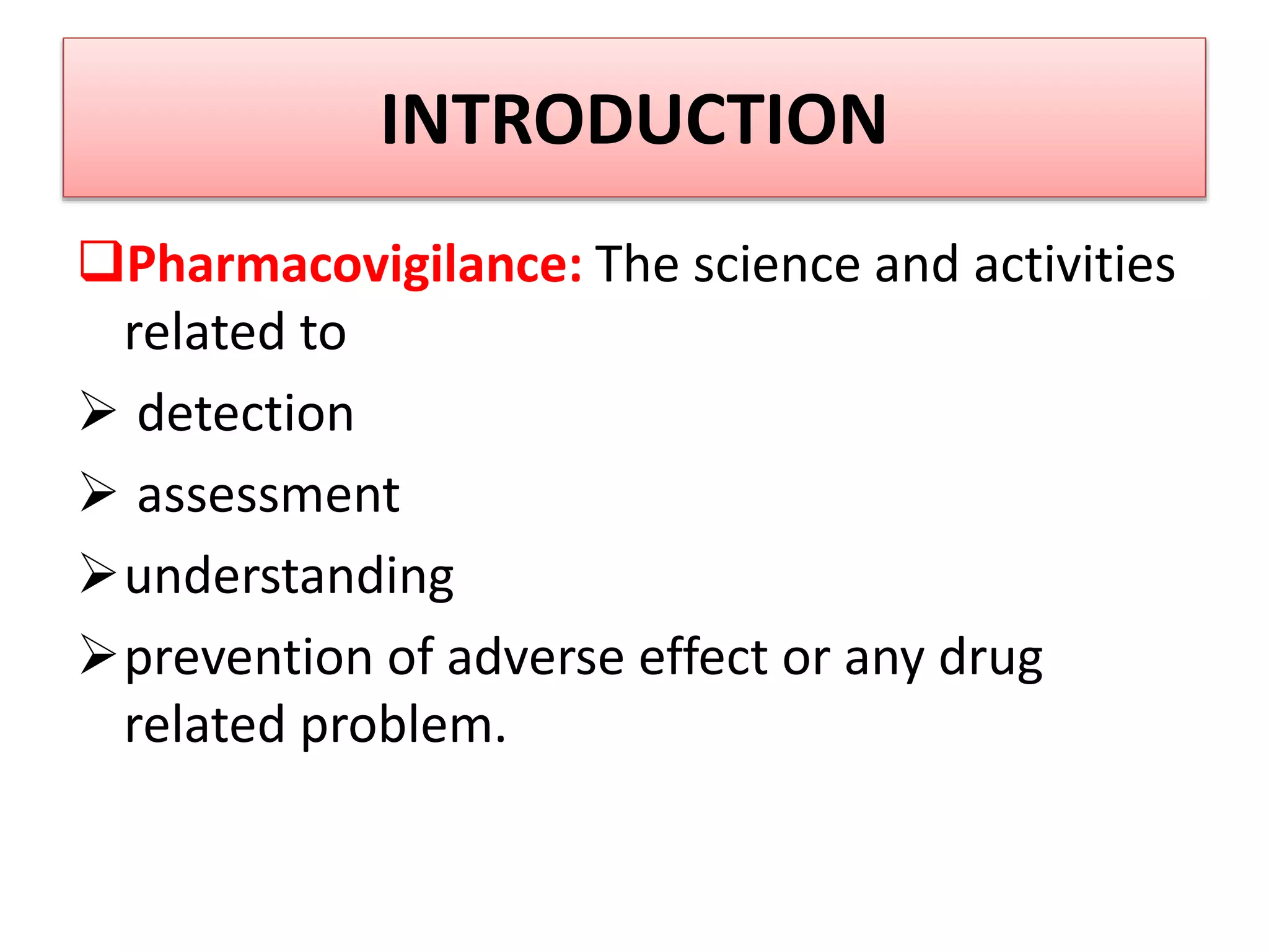 Pharmaco vigilance | PPTX